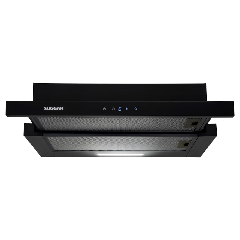 Depurador de Embutir Slim Touch 60 Cm Preto Suggar - Suggar