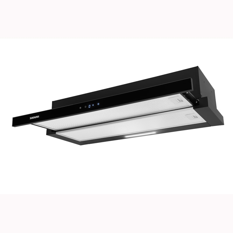 Depurador de Embutir Slim Touch 80 Cm Preto Suggar - Suggar